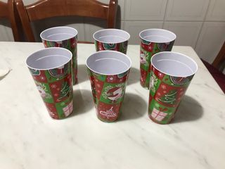 set 6 bicchieri natalizi