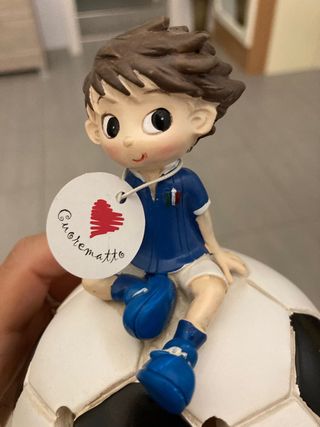 Lampada da scrivania bimbo calcio Cuore Matto