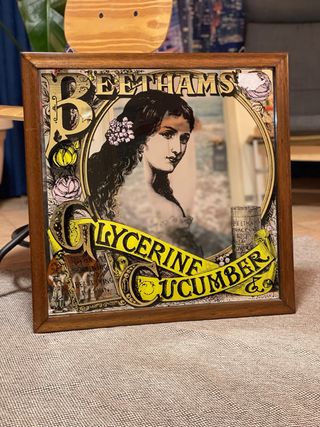 Specchio vintage serigrafato