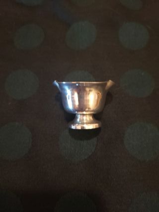 Bicchierino soprammobile vintage in argento
