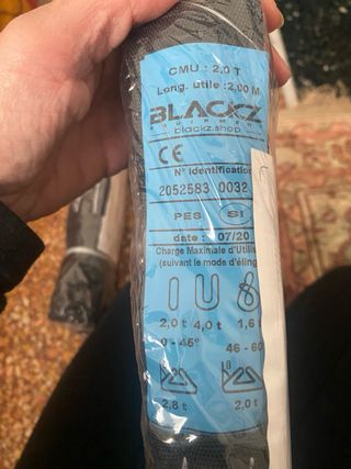 coppia di cinghie sollevamento nuove