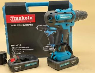 TRAPANO A BATTERIA T MAKOTA CON DOPPIA BATTERIA