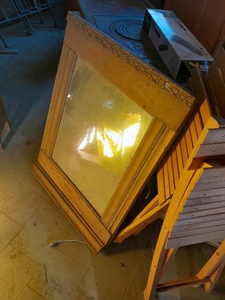 Specchio in legno d'epoca