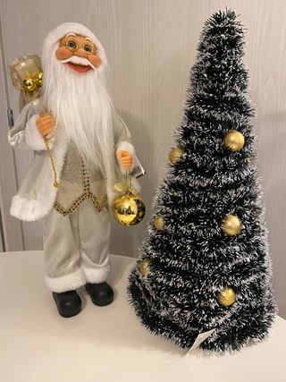 set babbo Natale e albero