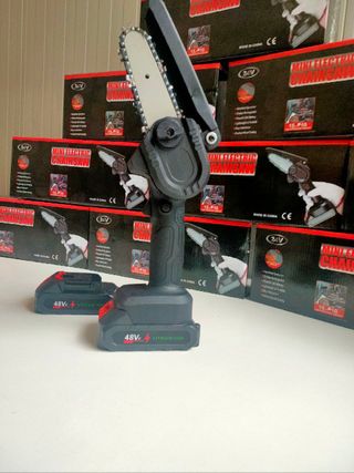 Motosega mini doppia batteria 48v