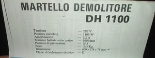 Martello demolitore Rurmec DH1100