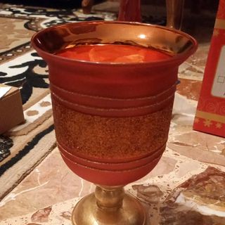 Portacandela a forma di bicchiere