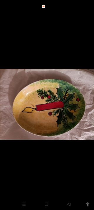 Svuotatasca natalizio fatto a mano