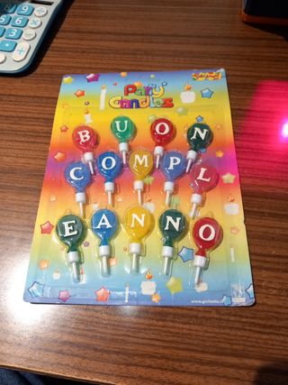 Candeline buon compleanno