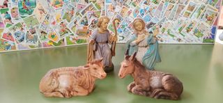 Statuine Natività presepio no Gesù bambino