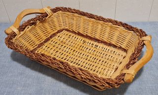 Grande cesto di vimini  nuovo
