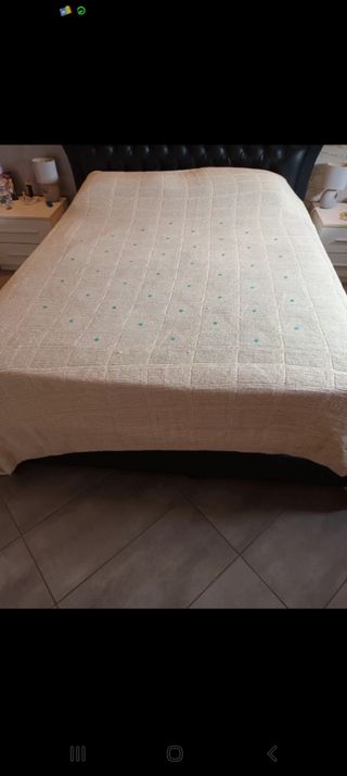 coperta matrimoniale fatta a mano