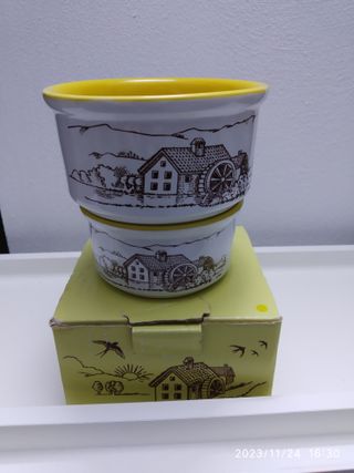 set 2 ciotoline mulino bianco