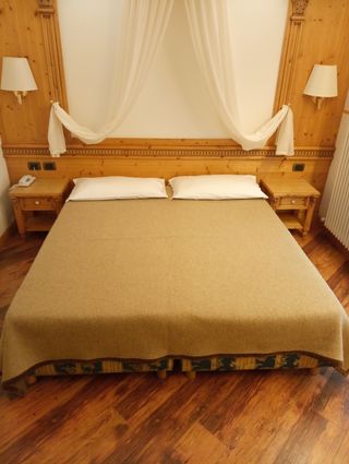 Coperta doubleface matrimoniale di lana