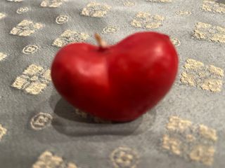 Piccola candela a cuore