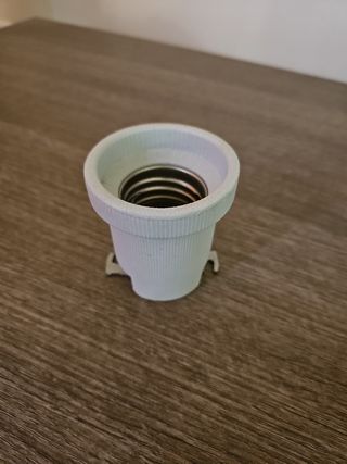 PORTALAMPADA E40 IN CERAMICA