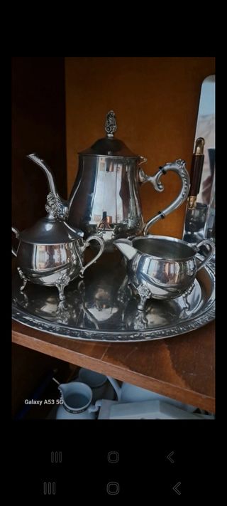 Set da tè in silver
