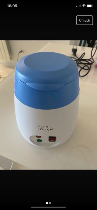 sterilizzatore bianco/azzurro
