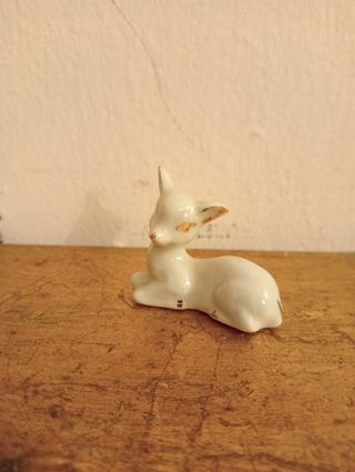 Statuina cerbiatto mignon vintage