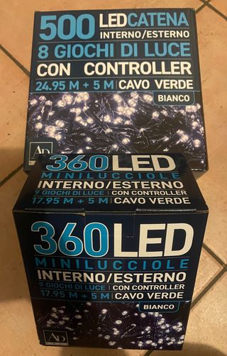 luce led natale