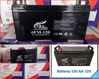 BATTERIA 120AH  12V AGM GEL FOTOVOLTAICO ENERGIA S