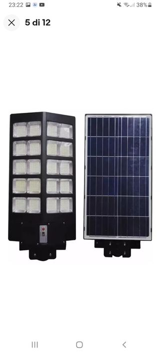 LAMPIONE STRADALE LED 1000w SOLARE