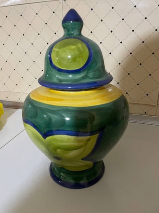 Vaso ceramica decorato