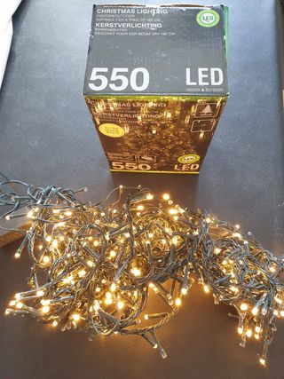 Confezioni da 550 luci a led per albero.