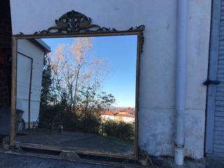 specchio oro finto barocco