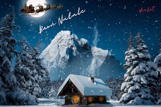Buon natale quadretto stampa digitale