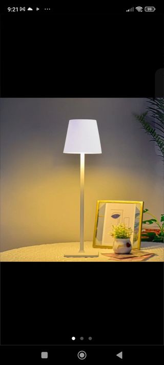 Coppia di lampade in acciaio 40 cm