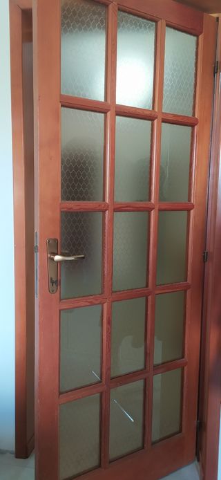 Porte interne all'inglese legno Douglas