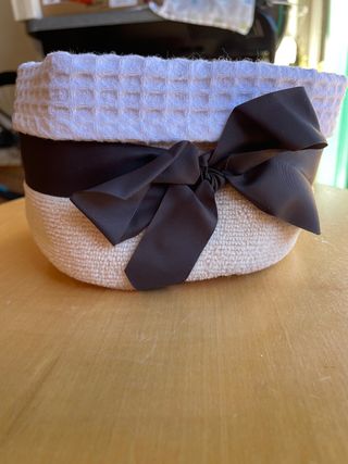 cestino in morbida spugna