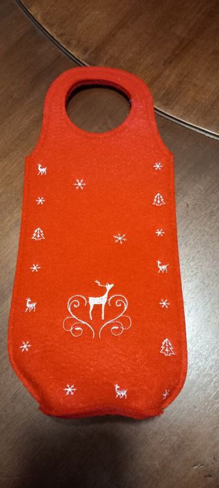 Portabottiglie feltro Natale