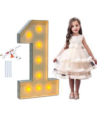 Numero led decorazione