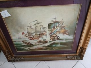Quadro su tela velieri