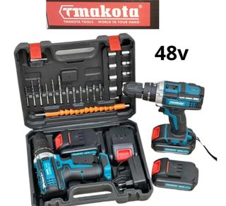 TRAPANO AVVITATORE MAKOTA A DOPPIA BATTERIA AL LIT