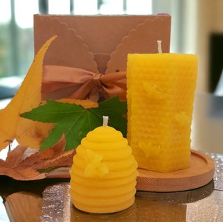 Candele profumate in cera d'api