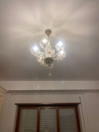 lampadario vetro di murano