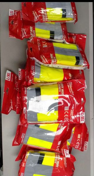 stok giubbino giallo alta visibilta milwaukee