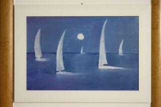 Quadro soggetto barche a vela