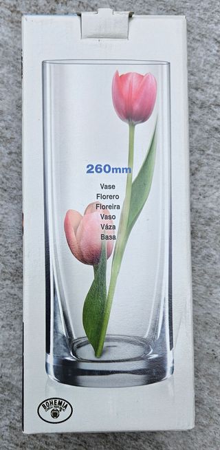 Vaso cristallo altezza 260 mm