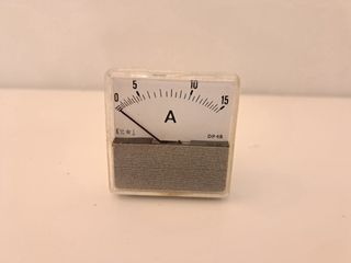Amperometro analogico da incasso 15A