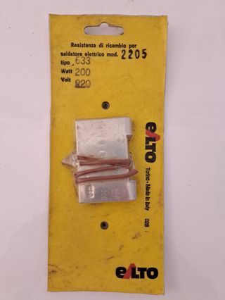 Resistenza per saldatore elettrico Elto Mod. 2205