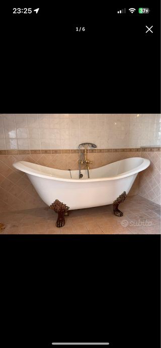 vasca recor 180x76 cm cn piedi leone