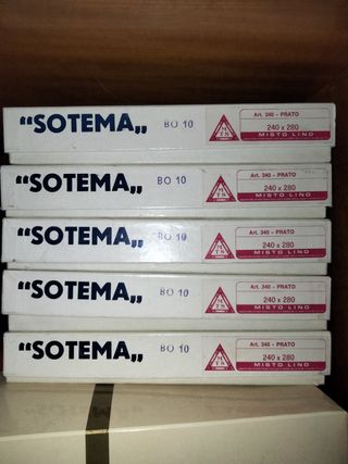 Stoffa sotema misto lino 5 scatole