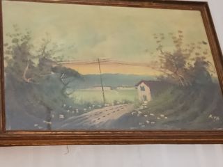 Quadro antico su tela