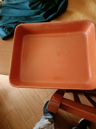 Teglia in terracotta nuova