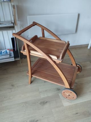 Carrello Portavivande da Cucina legno