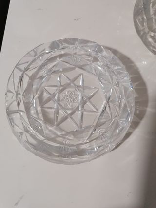 Posacenere di cristallo lavorato